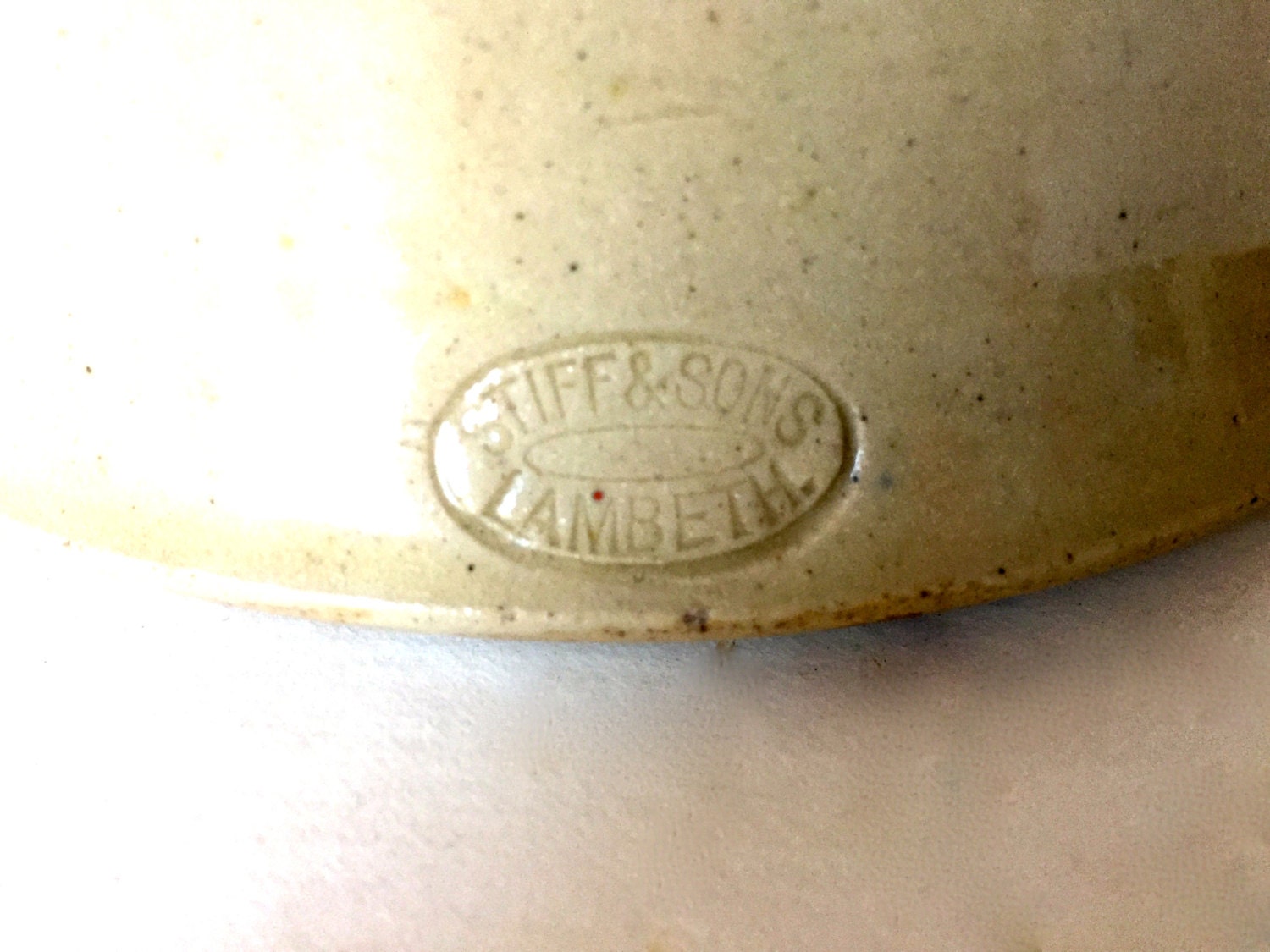 Vintage Crock Pot stiff & Sons Lambeth - Etsy