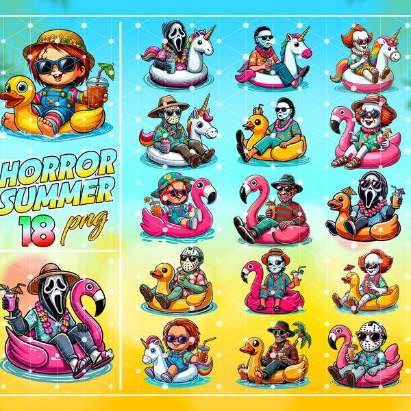 Summer Horror Png - Etsy