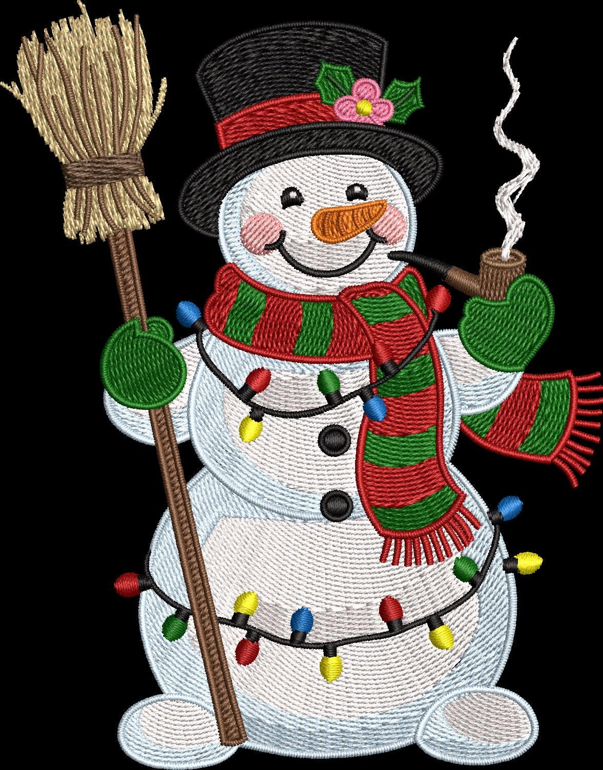 Snowman Embroidery Designs, Christmas Snowman Embroidery File, Winter ...