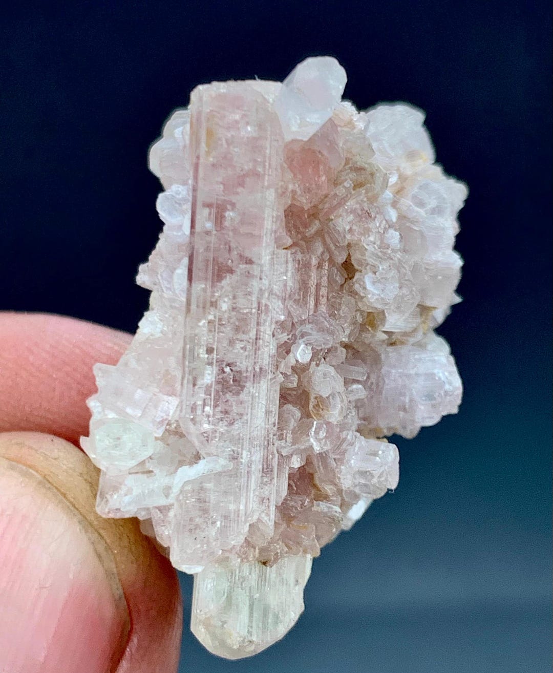 67 CT Pink Tourmaline Crystal Bunch From Afghanistan - Etsy