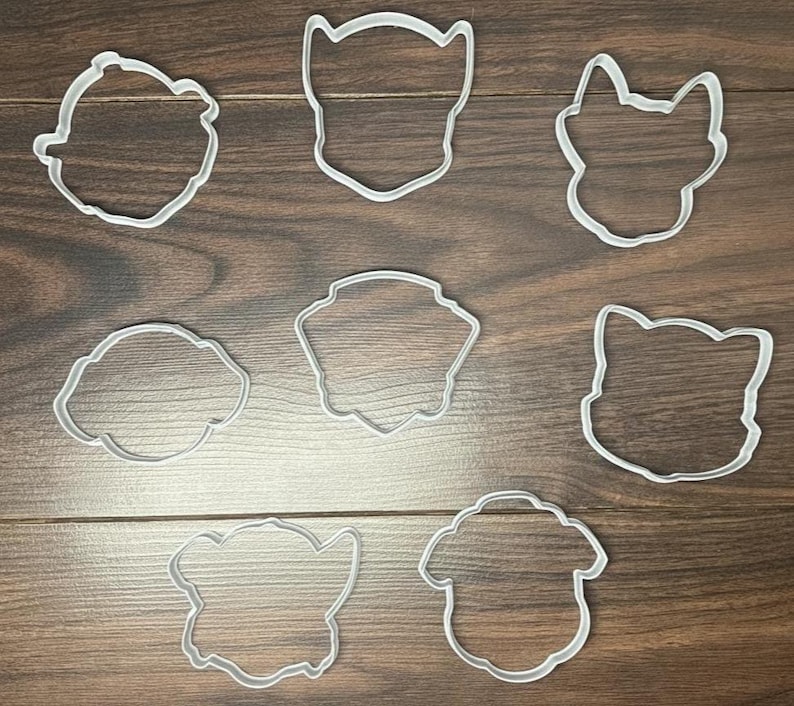 Paw Patrol Cookie Cutters (cutter + Stamp for Each Character) | Easy ...