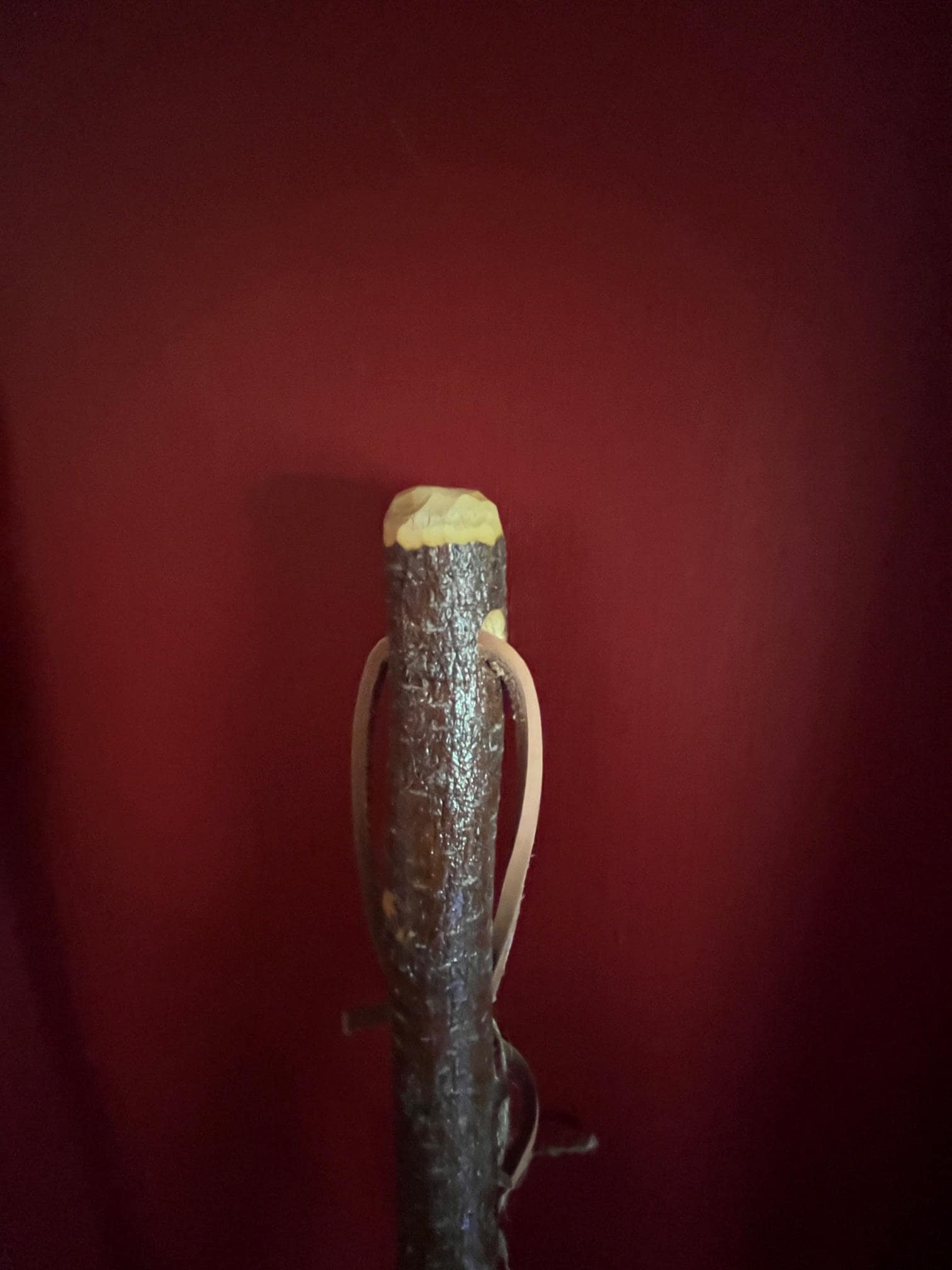 Plaited Broomcorn Broom on a Tree Branch Broomstick - Etsy