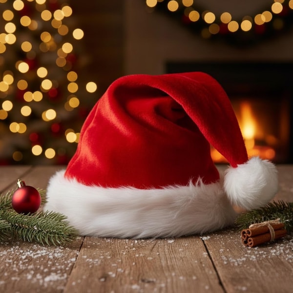 Luxury Santa Hat - Etsy UK