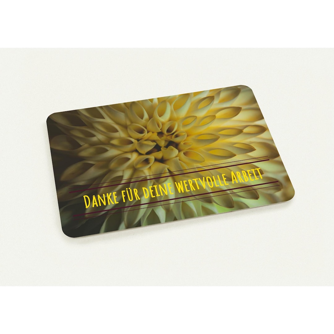 10 Cards "thank You for Your Valuable Work" - Etsy