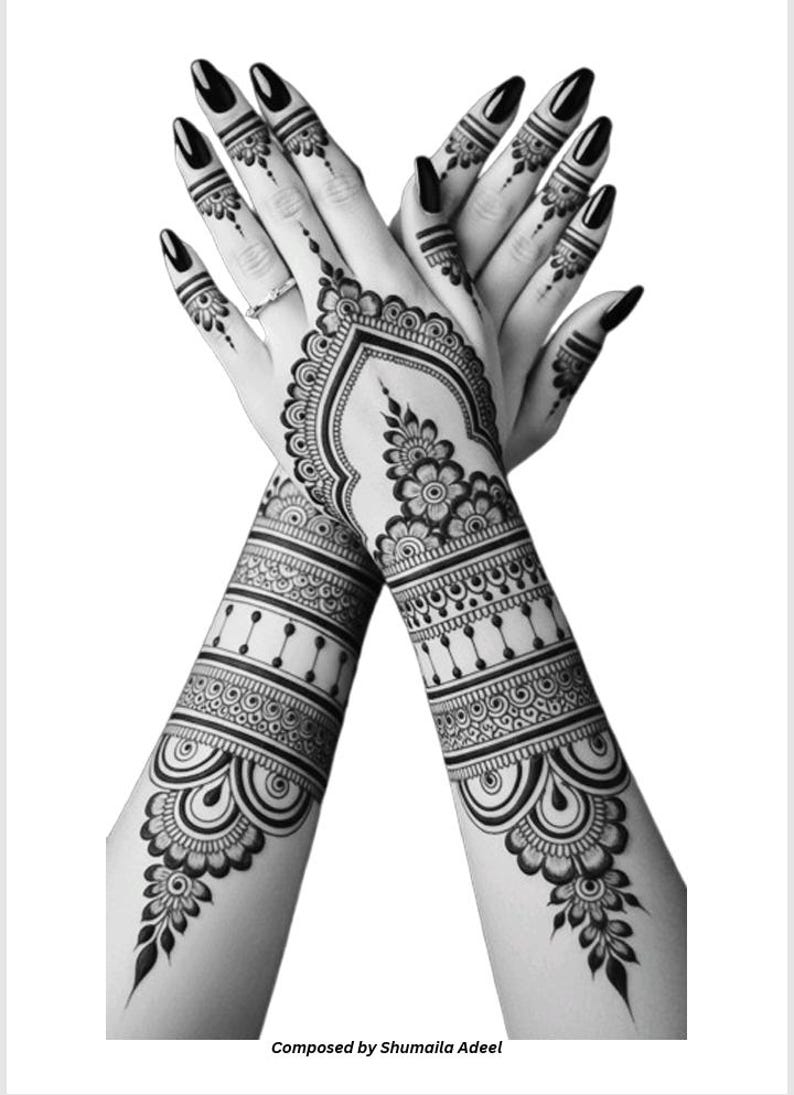 Henna Tracing Practice Reusable Workbook | Mehndi Designs Step by Step ...