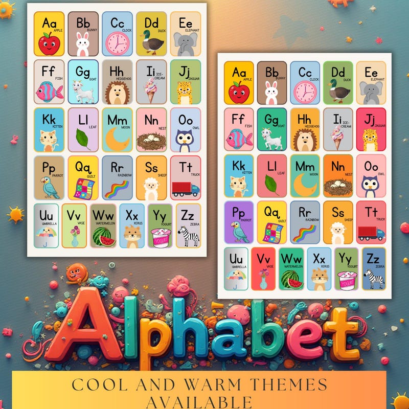 Abc Wall Decor - Etsy