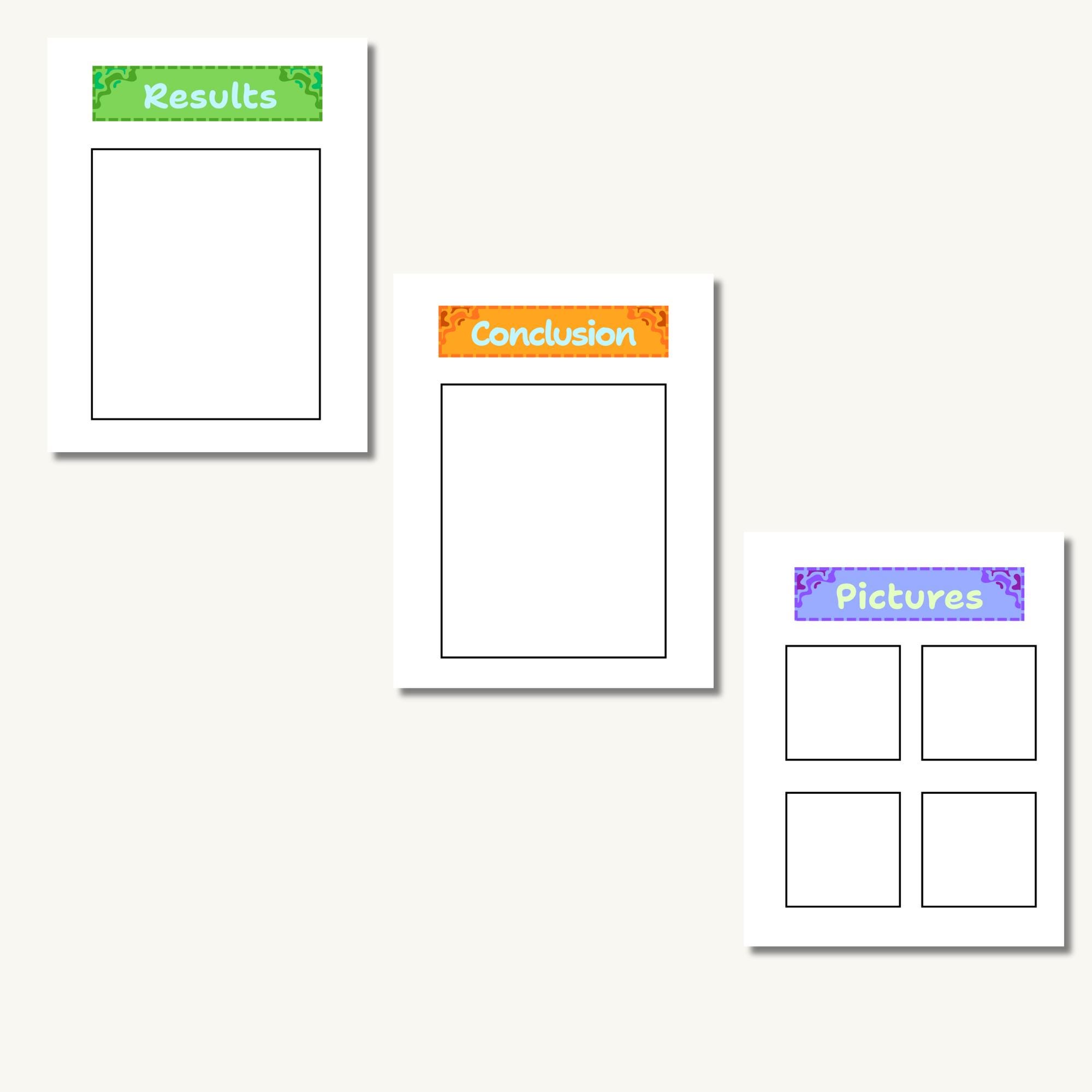 Science Fair Poster Template for DIY Project | Canva Editable |STEM ...