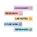Printable Science Fair Labels | STEM Experiment Tags (PDF) - Etsy