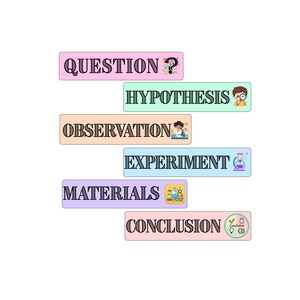 Science Fair Labels Printable | STEM Science Experiment Labels ...