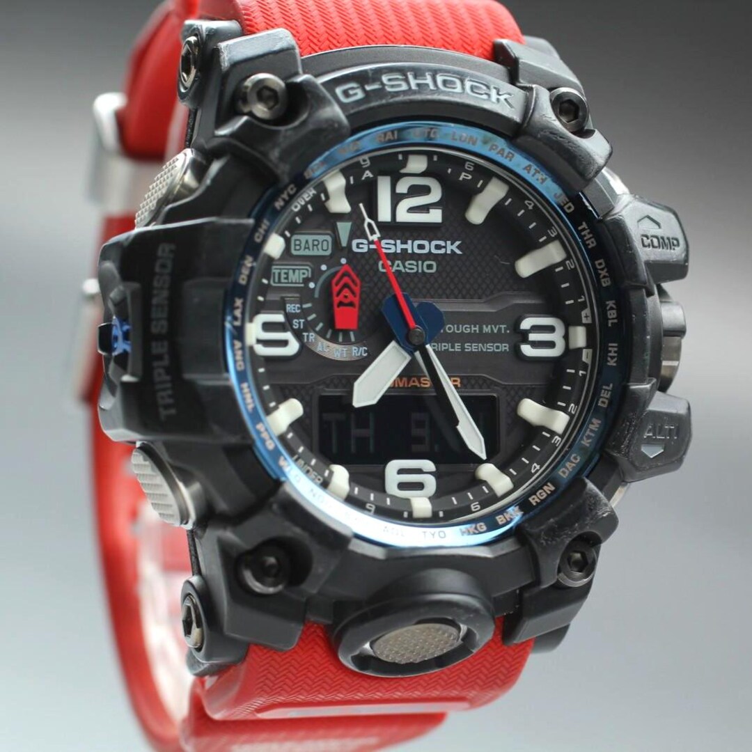 Casio G-shock Mudmaster GWG-1000RD-4AJF Black Quartz Men's Watch [near ...