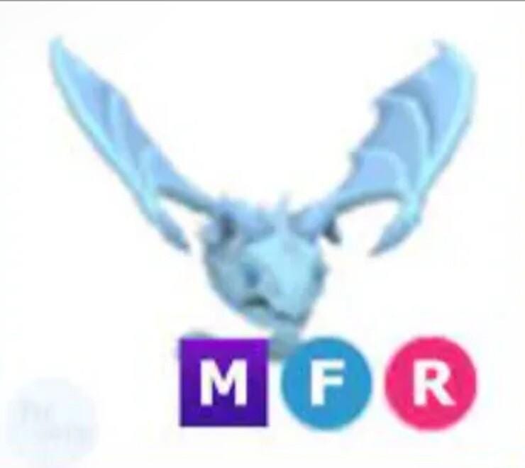 MFR Frost Dragon - Adopt Me - Etsy