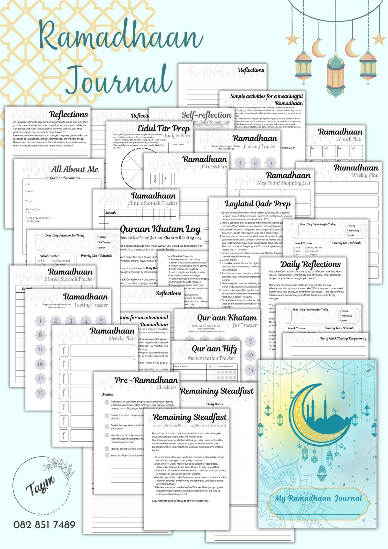 Ramadan Planner Printable the Ultimate Ramadan Journal 2026 Digital ...