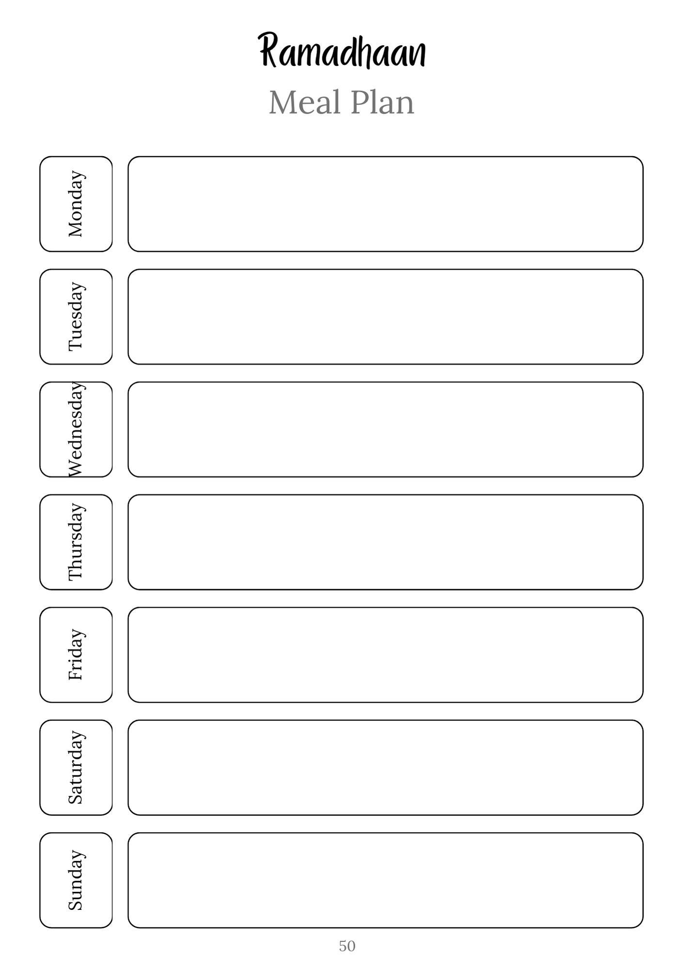 Ramadan Planner Printable the Ultimate Ramadan Journal 2026 Digital ...