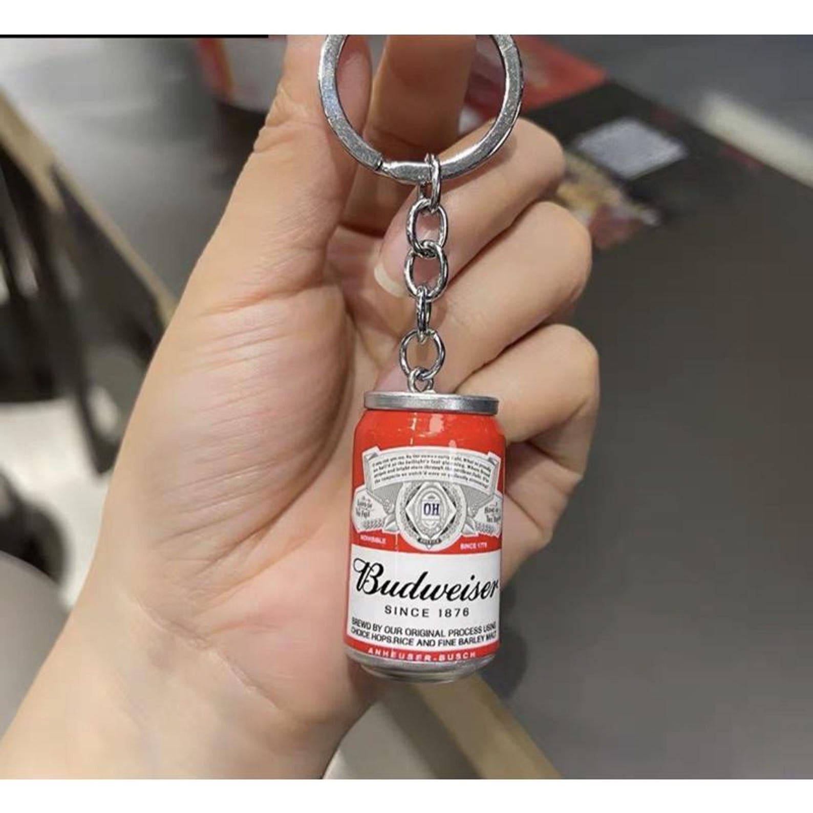 Mini Drink Can Keychain, Cute Soda & Beer Can Keyring, Funny Backpack ...