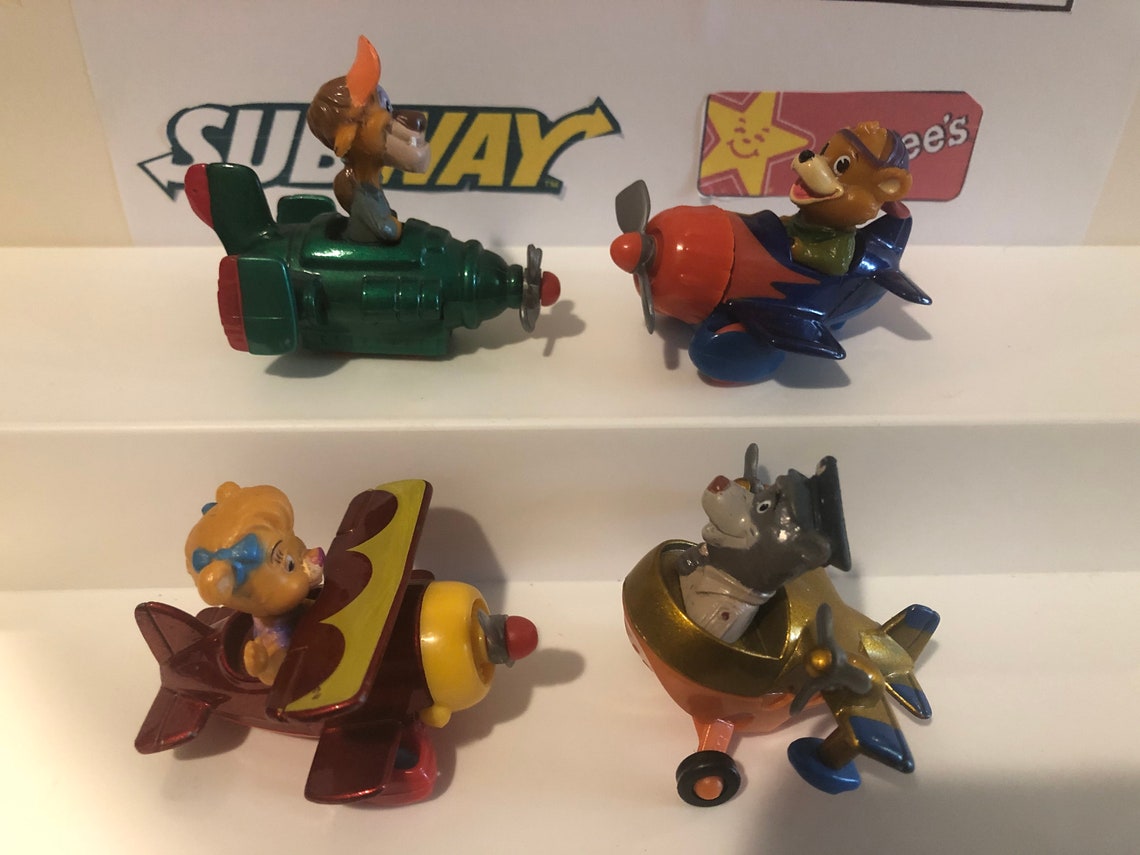Complete Set Of 1989 Mcdonald S Tailspin Toys With Both Etsy