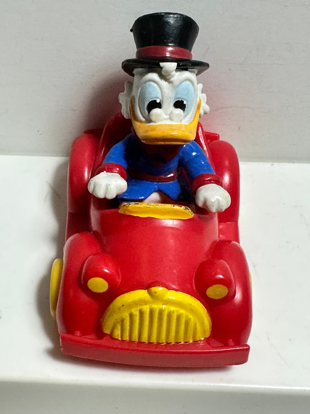 Vintage 1986 Walt Disney Ducktales Scrooge Mcduck W Car Toy - Etsy