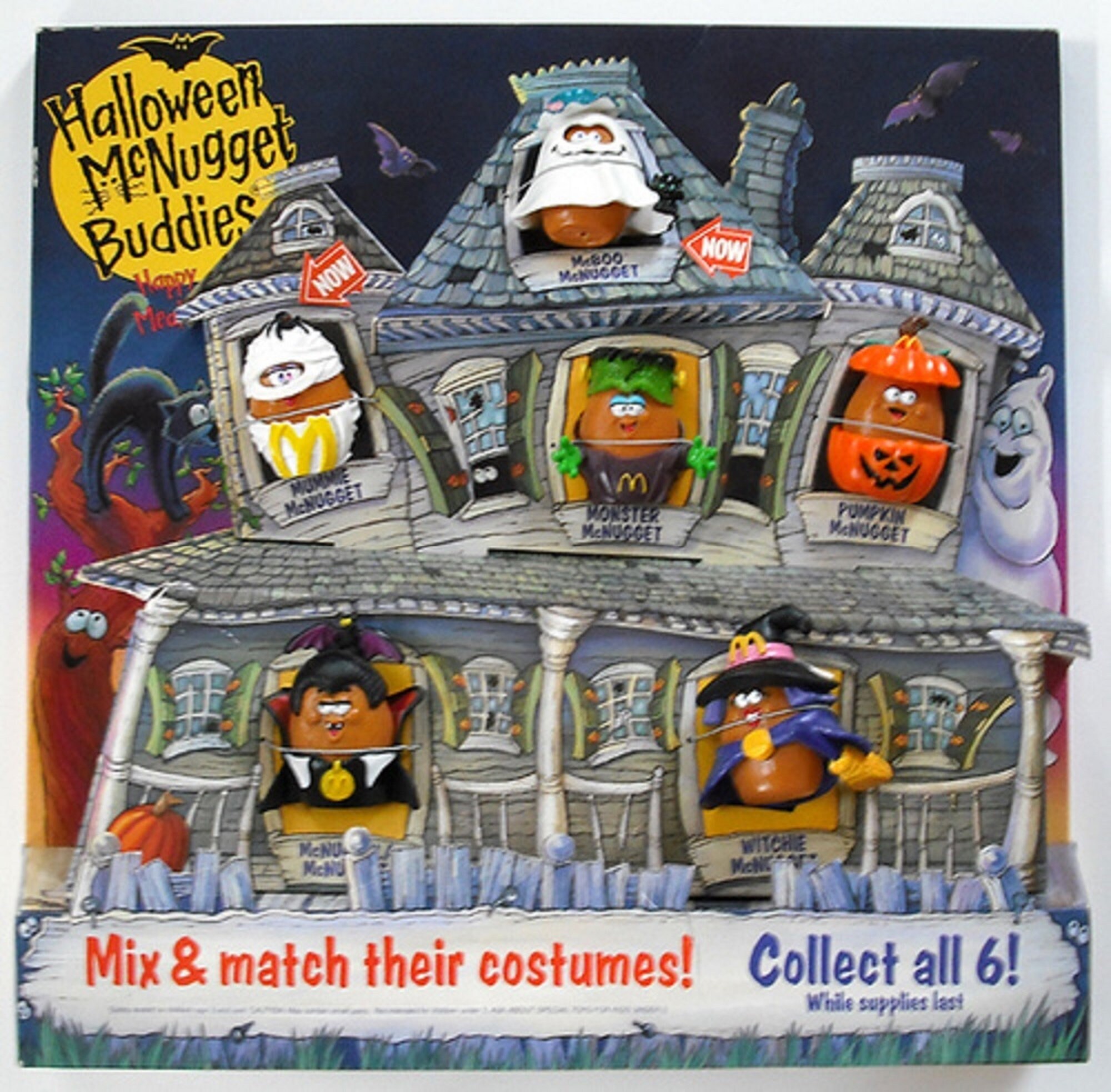 Mcdonald's 1992 Halloween Mcnugget Buddies Vampire - Etsy