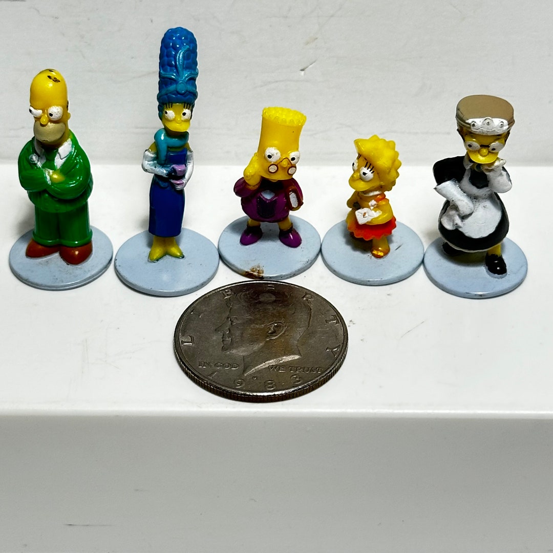 2002 Fox the Simpsons Mini Figures Family and Housekeeper - Etsy