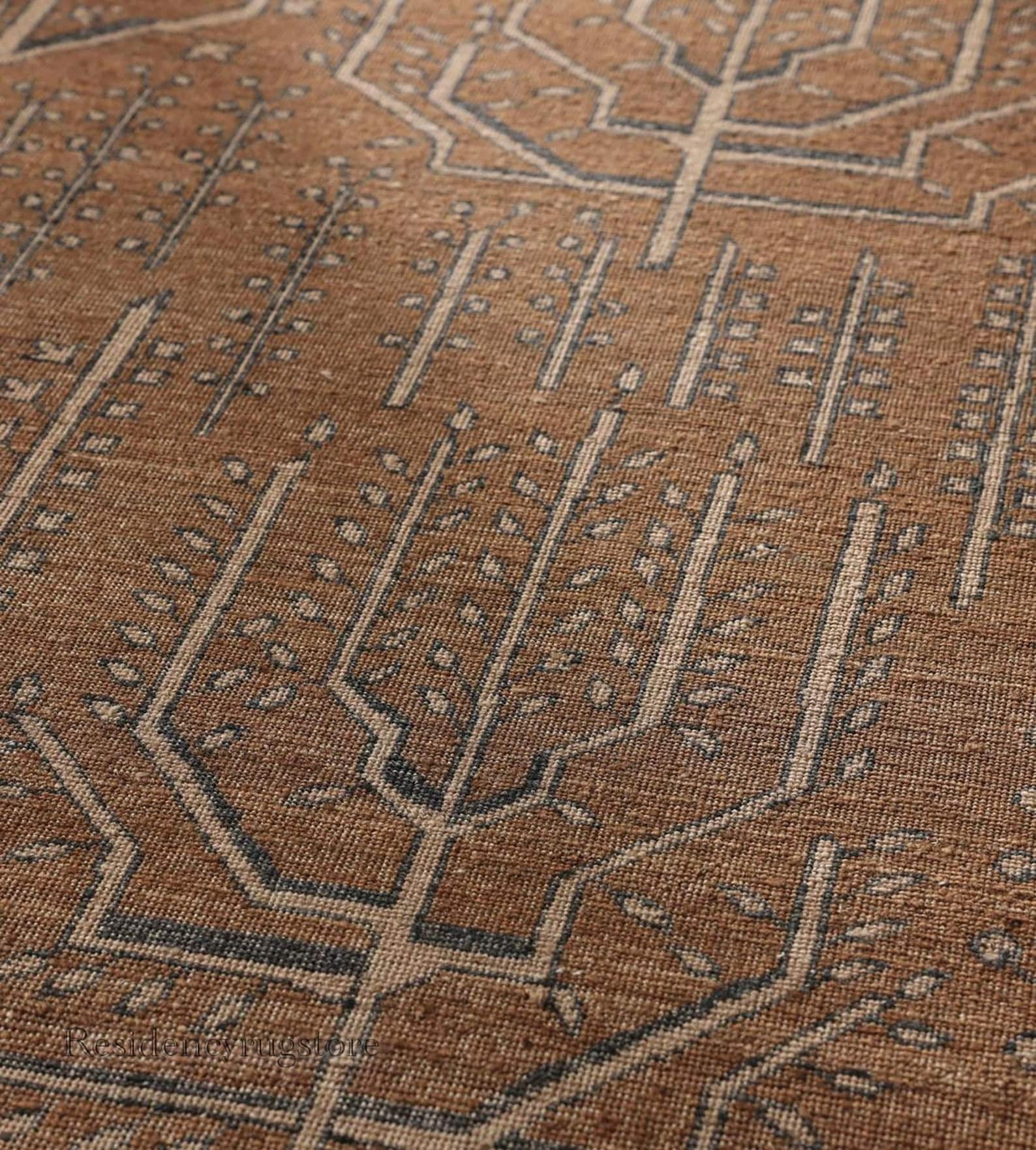 Hand Knotted Wool Area Rug: Tree of Life Oriental Design - Etsy