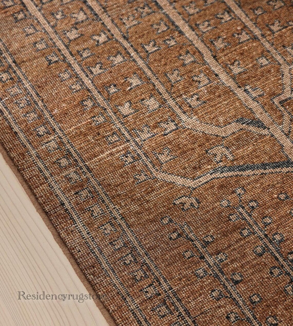 Hand Knotted Wool Area Rug: Tree of Life Oriental Design - Etsy