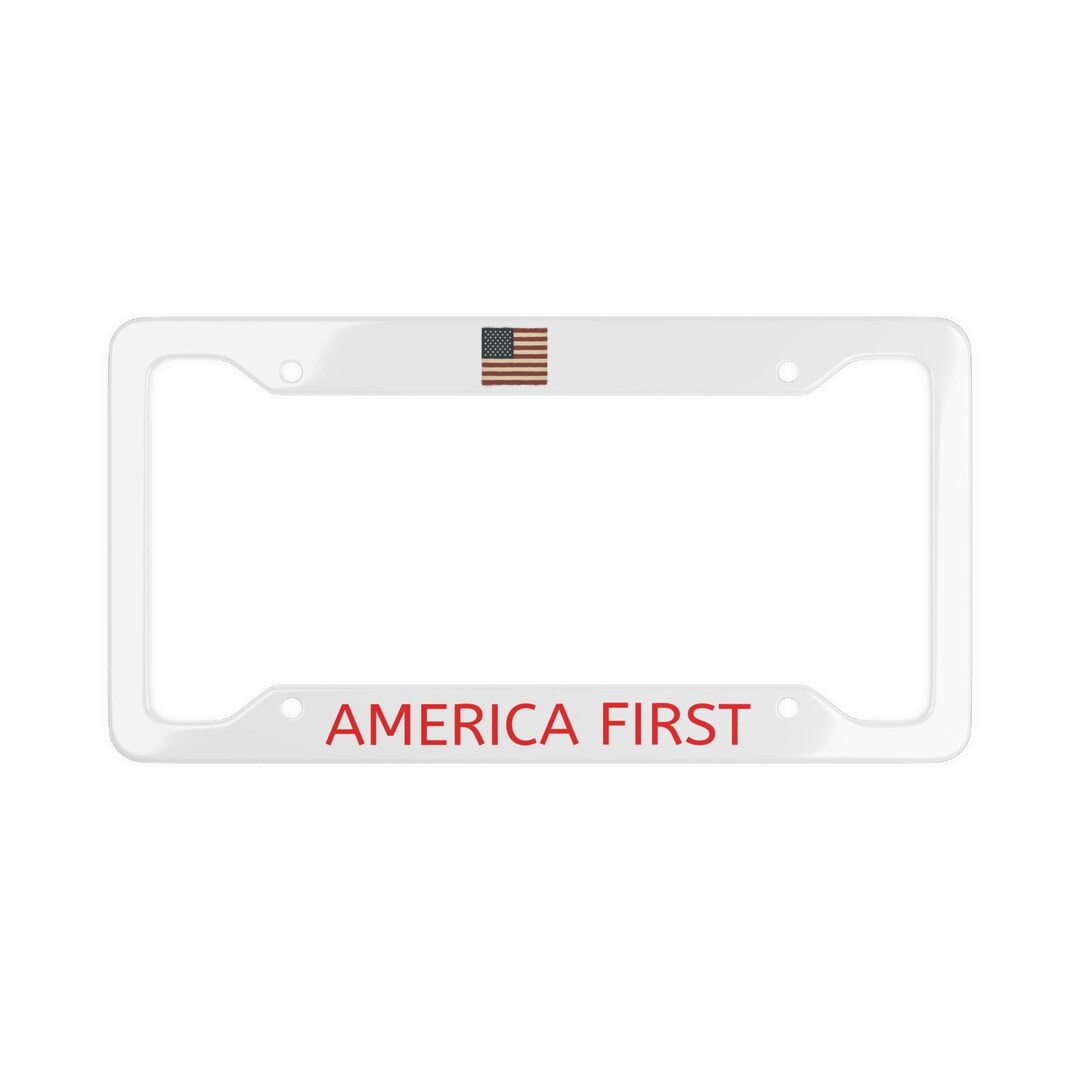 America First License Plate Frame - Etsy