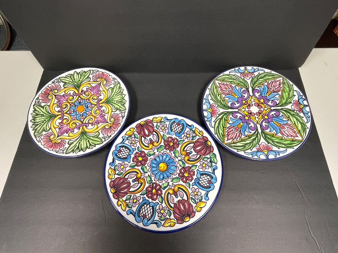 SALE 3 Beautiful Spanish Plates - Etsy