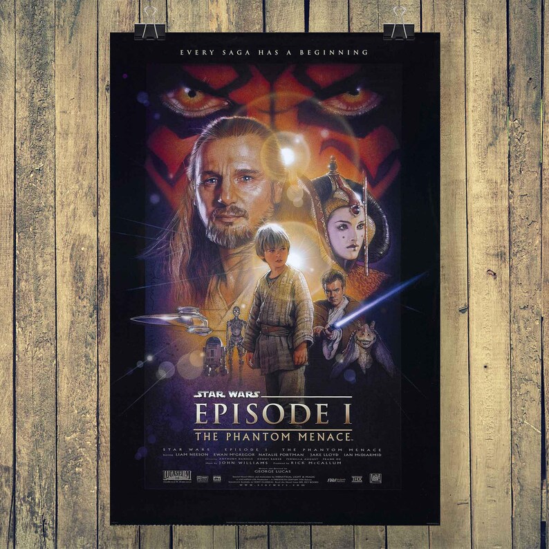 Star Wars: Episode I – the Phantom Menace(1999)movie Posters-classic ...