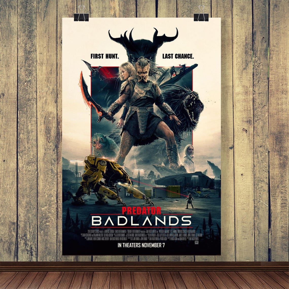 Predator：badlands (2025) Movie Posters-high Definition Canvas Art Print ...
