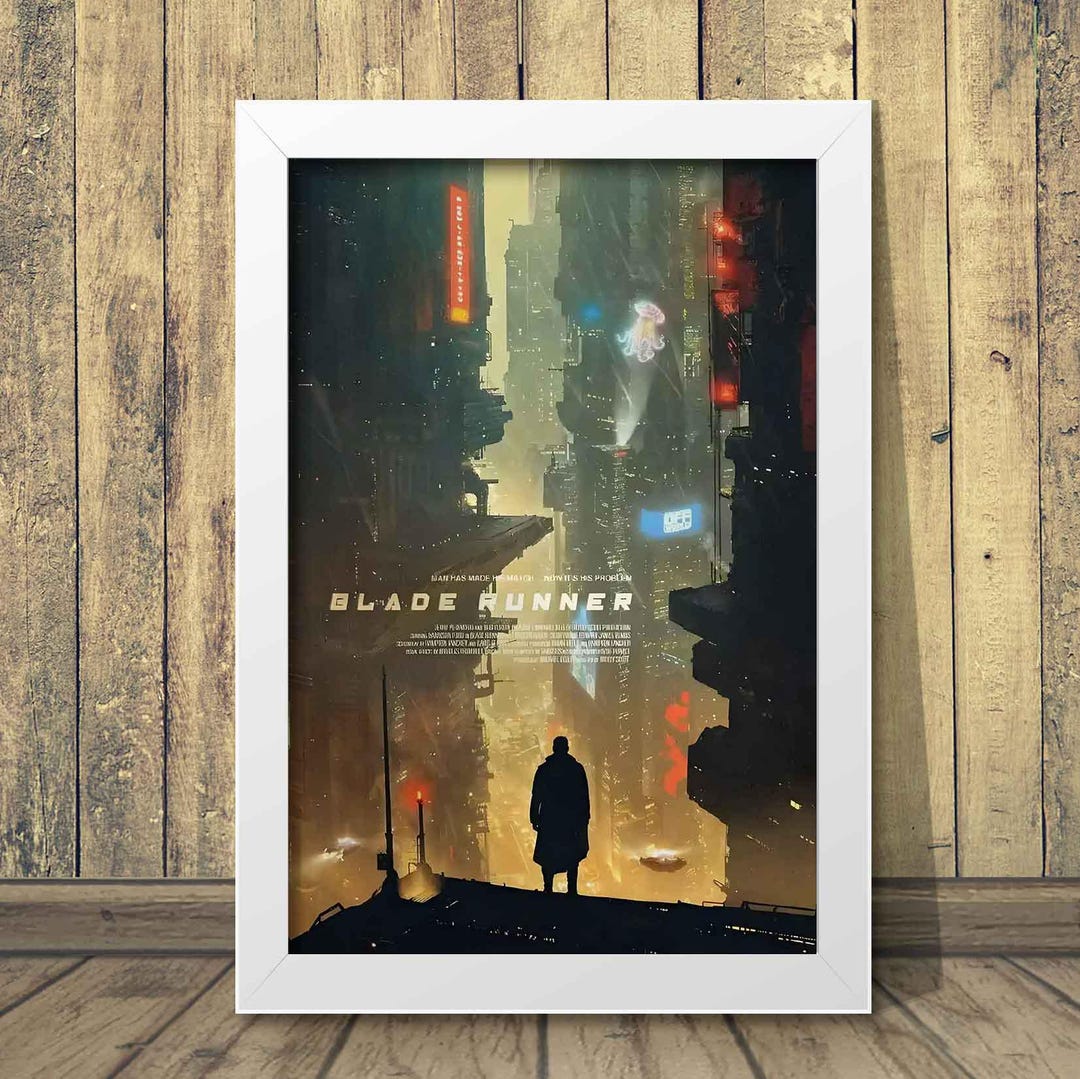 Blade Runner Movie Poster- High Definition Canvas Art Print - Poster ...