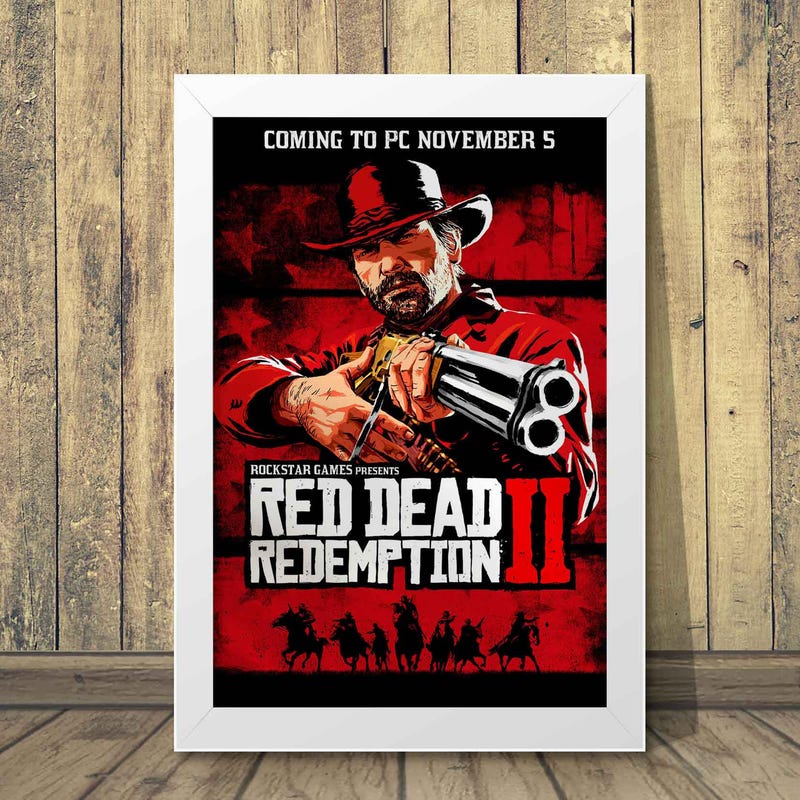 Red Dead Redemption 2 Poster - Etsy
