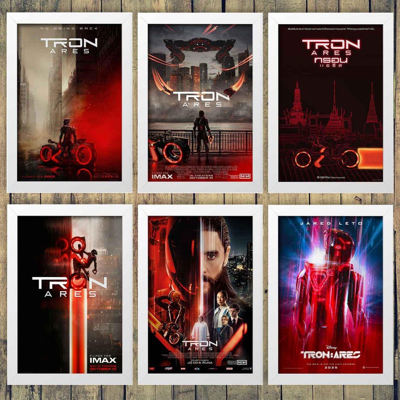 Tron: Ares (2025) Movie Posters- High Definition Canvas Art Print ...