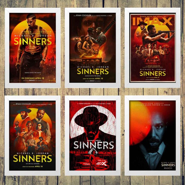 Sinners Movie [poster - Etsy