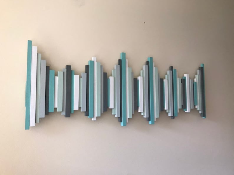 Abstract Sound Wave Wood Soundwave Music Home Decor | Etsy