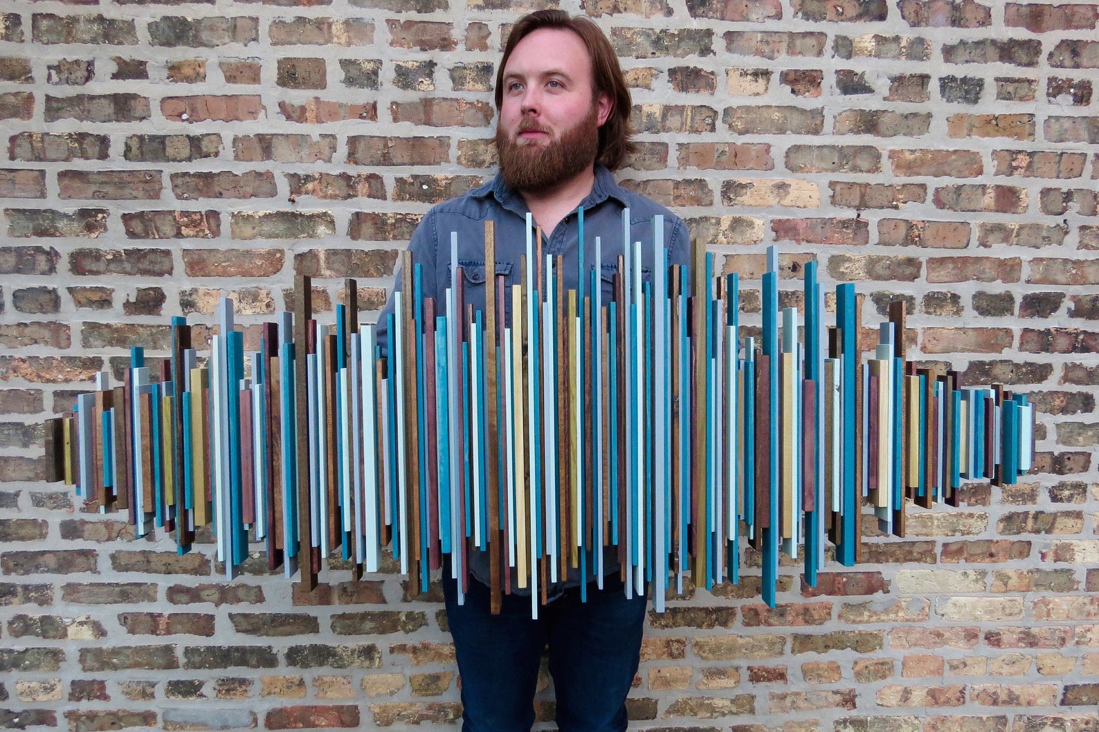 Two Step- Dave Matthews Band Wood Sound Wave, Music Wall Art, Unique ...