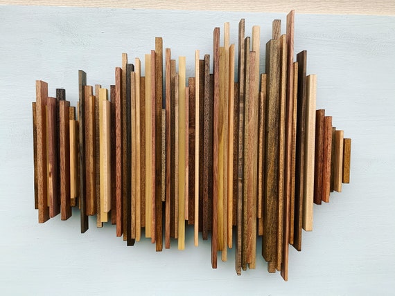 Custom 2 Ft Sound Wave Art Wood Soundwave Wall Sculpture - Etsy