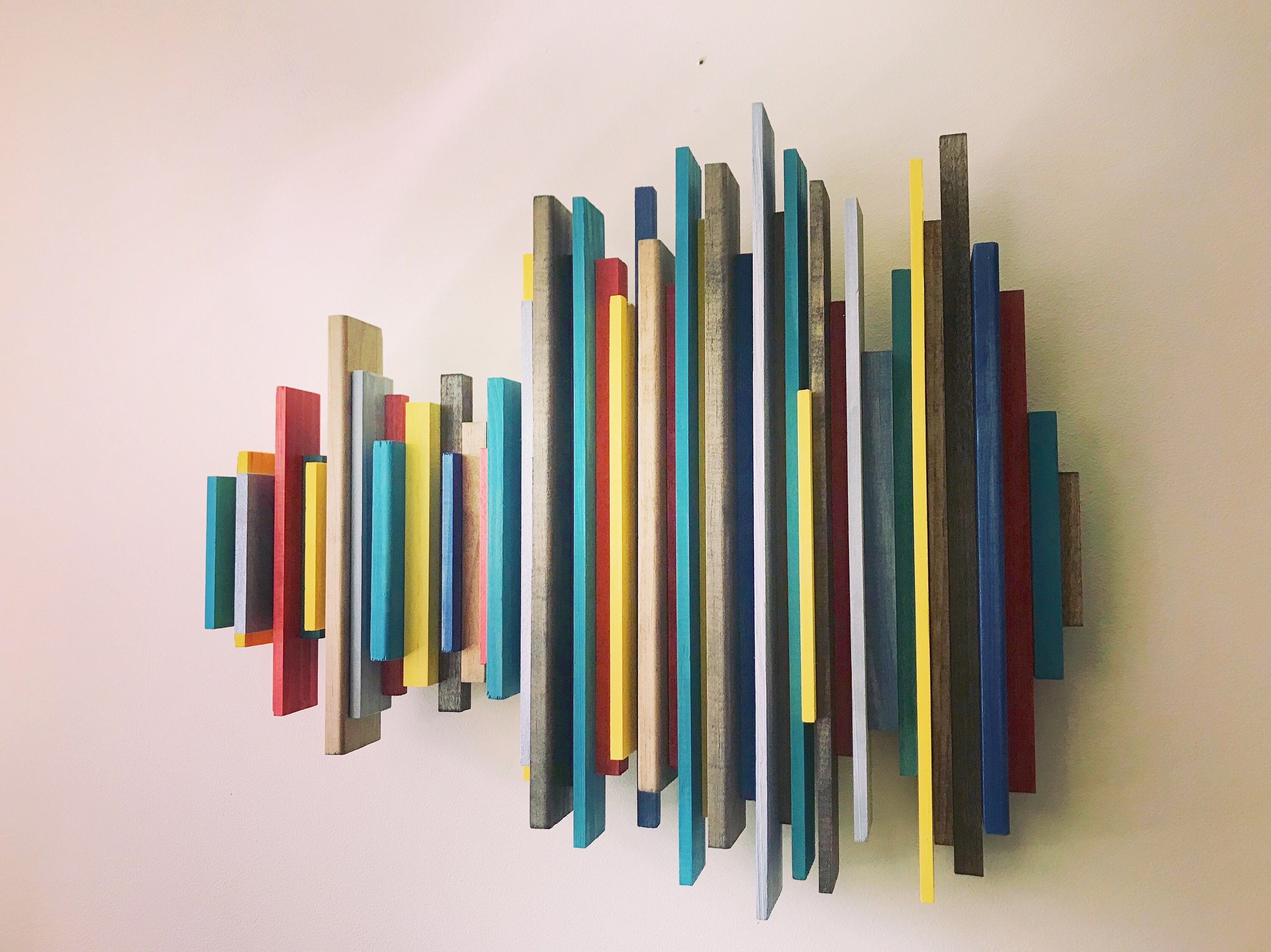 Custom Mini Wood Soundwave Wall Sculpture, Sound Wave Art, Based on Any ...