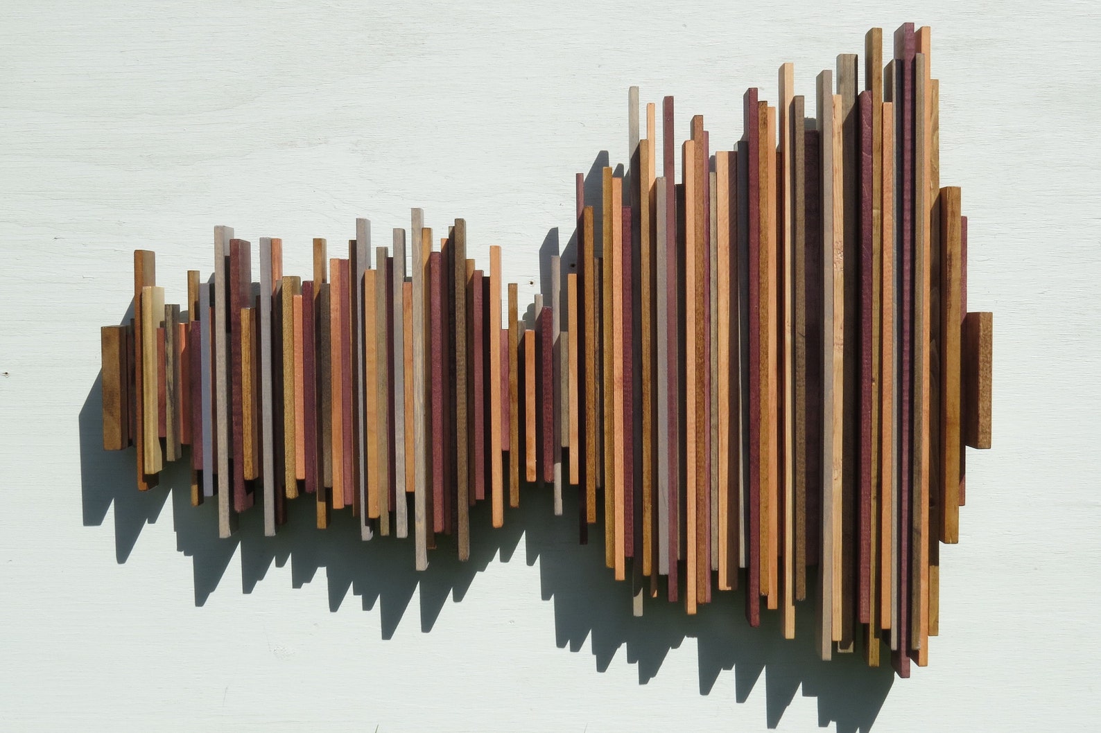 Custom 2 Ft Sound Wave Art, Wood Soundwave Wall Sculpture, Song or ...