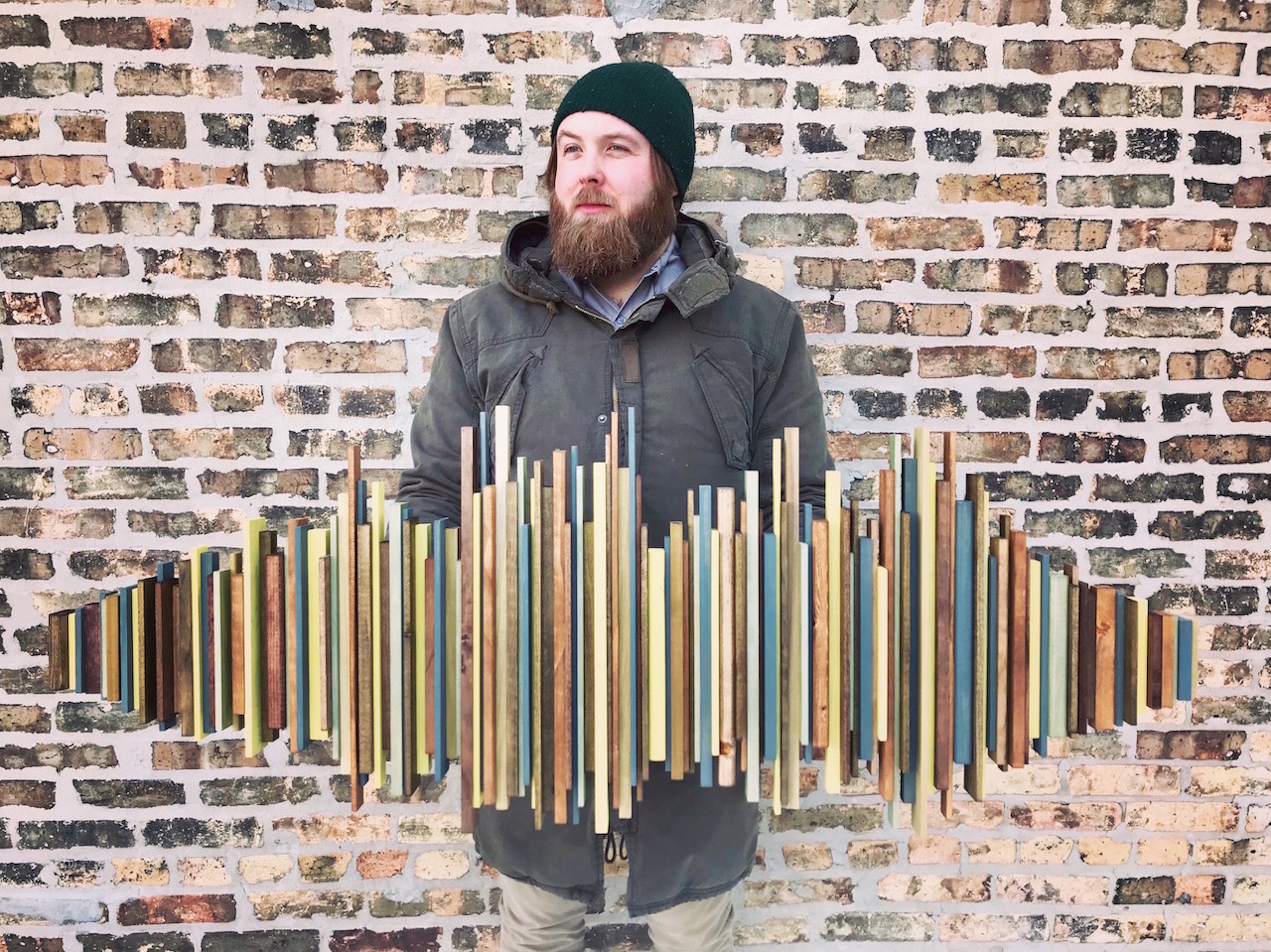 Custom 52 inch Wood Soundwave Wall Sculpture, Sound Wave Art, Based on ...