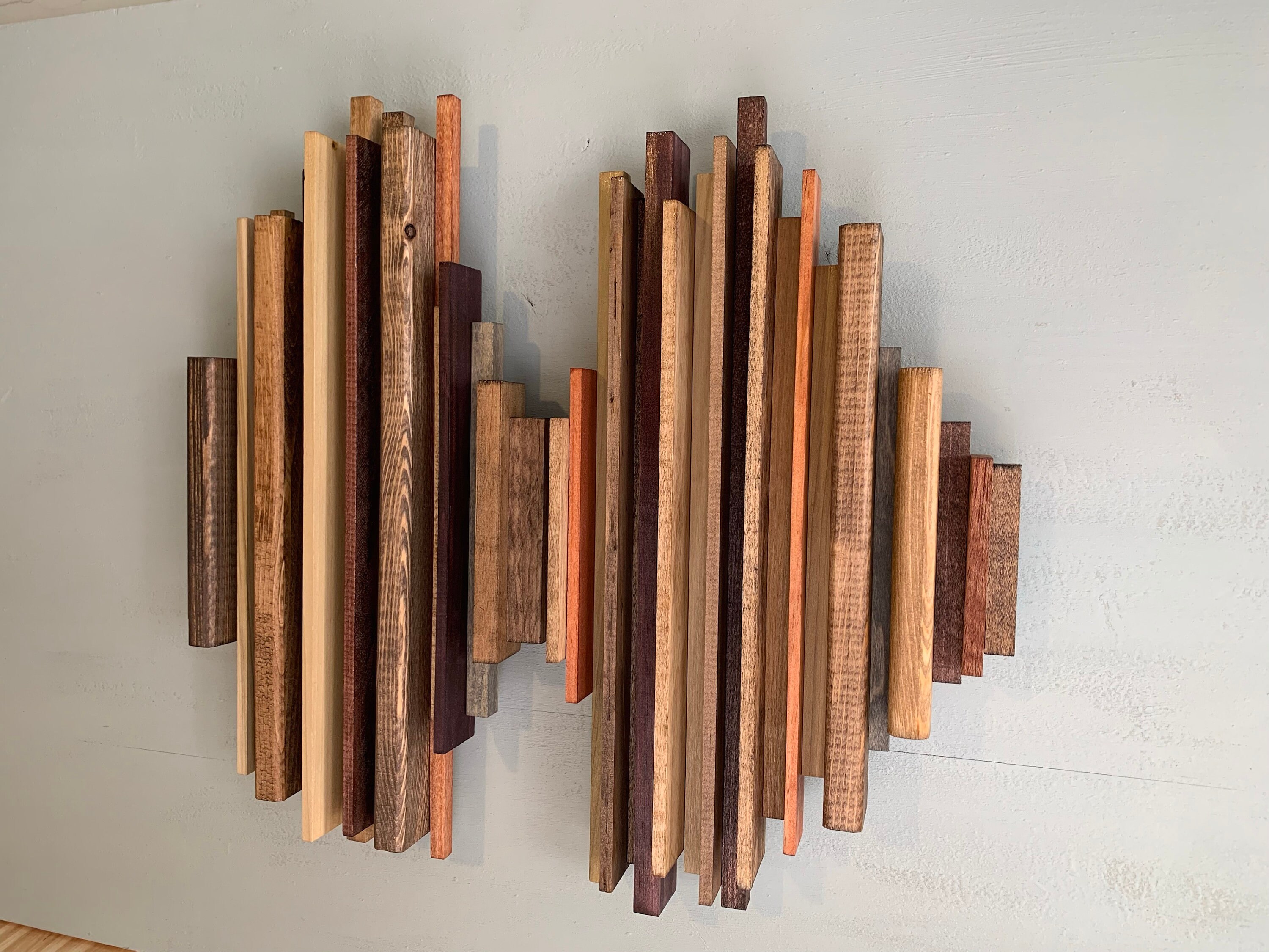 Custom Mini Wood Soundwave Wall Sculpture, Sound Wave Art, Based on Any ...