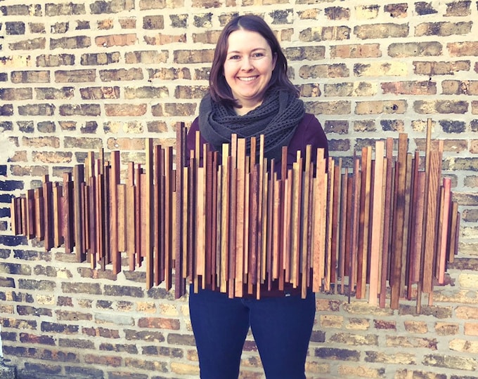 Here Comes the Sun Wood Sound Wave Wall Art, Custom Made Beatles ...