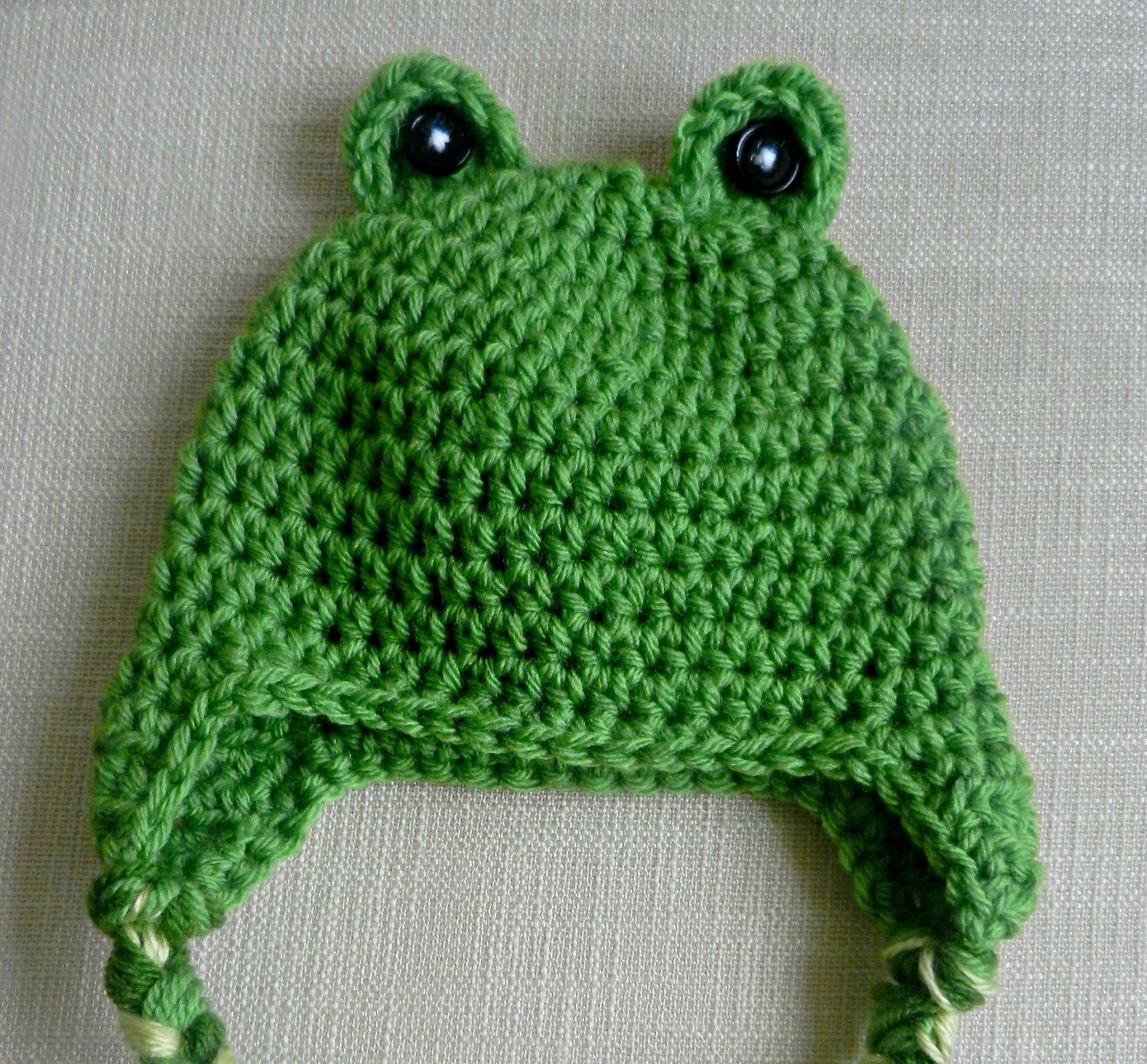 Little Frog Crochet Baby Hat - Etsy
