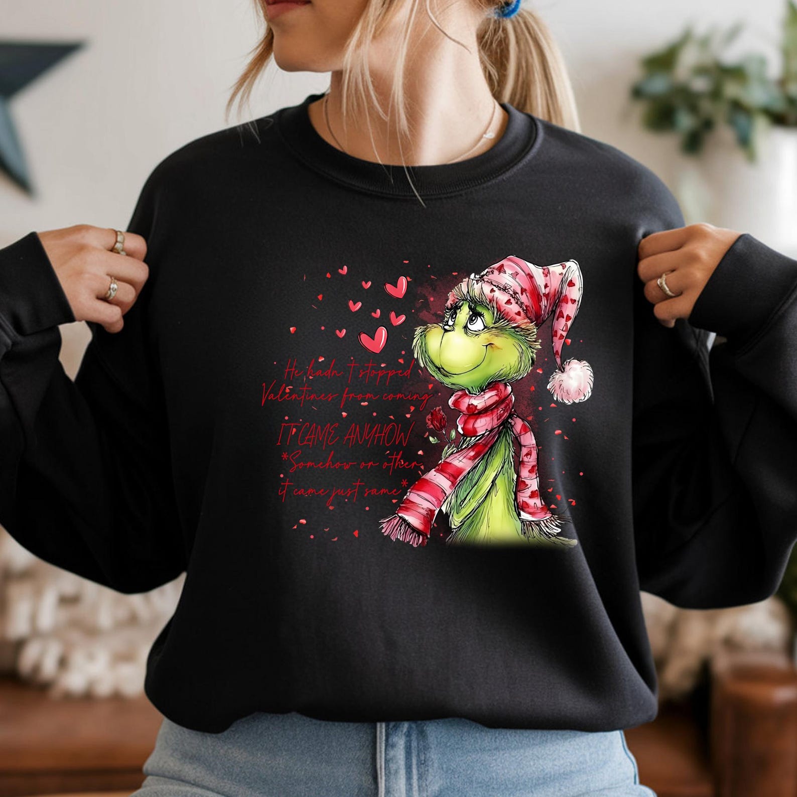 Funny Grinch Valentine Design DTF Transfer: Inspired Anti Valentine ...