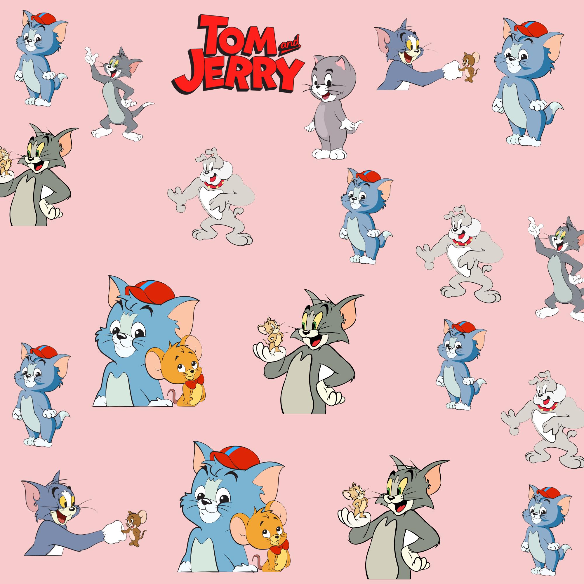 55+ Files Tom Jerry Cartoon Bundle PNG Cut Files | Instant Download - Etsy