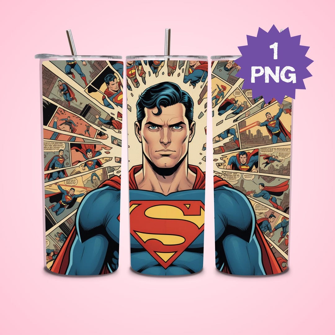 Comic Hero 20oz Tumbler, Super Hero Tumbler, Tumbler Wrap, 20oz Tumbler ...