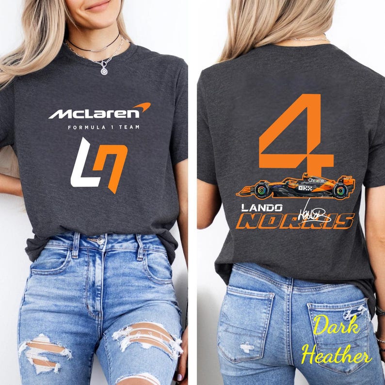 Lando Norris F1 Shirt - Mclaren Team Fan Merchandise - Etsy