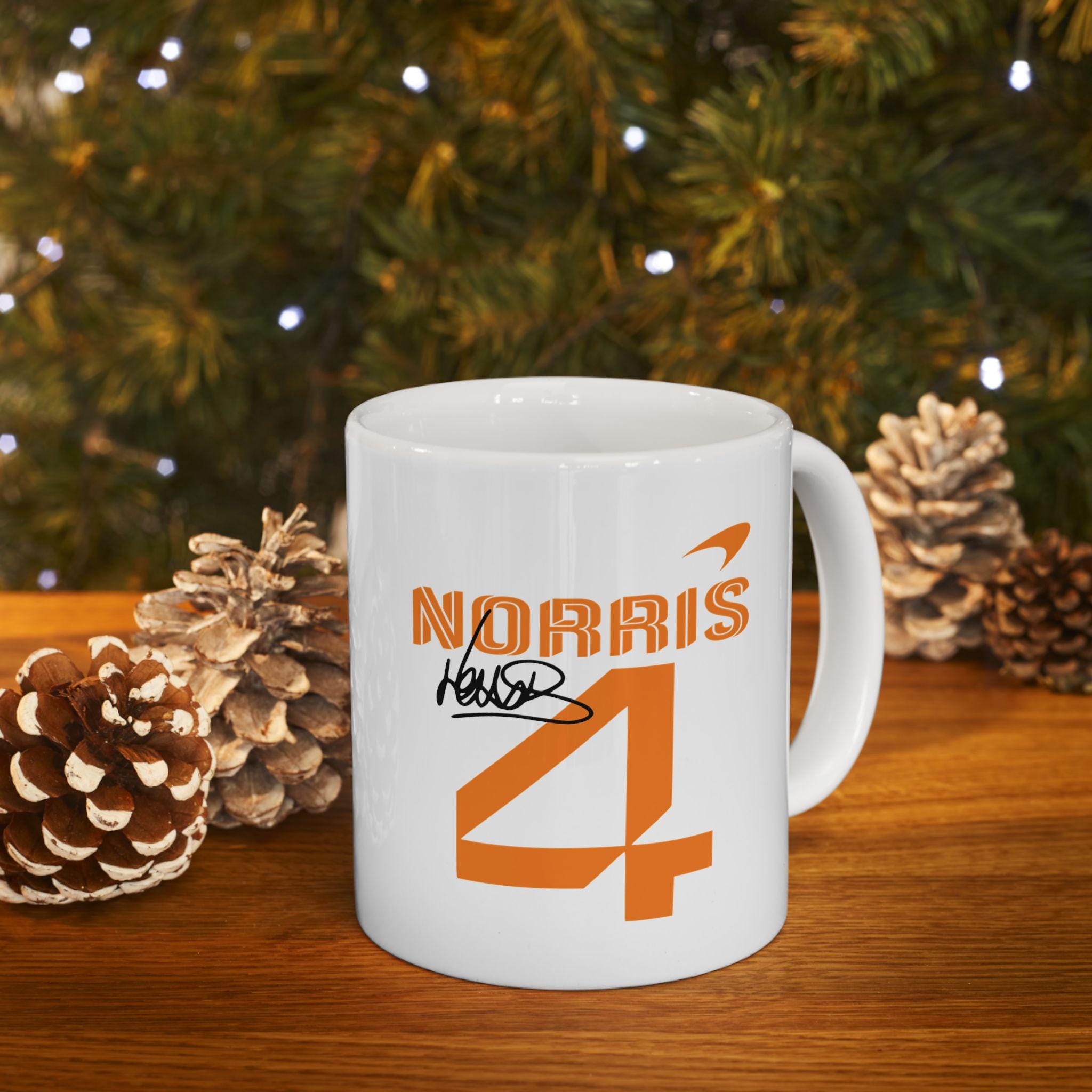 Lando Norris Number 4 Mug – Mclaren F1 Driver Ceramic Coffee Cup - Etsy