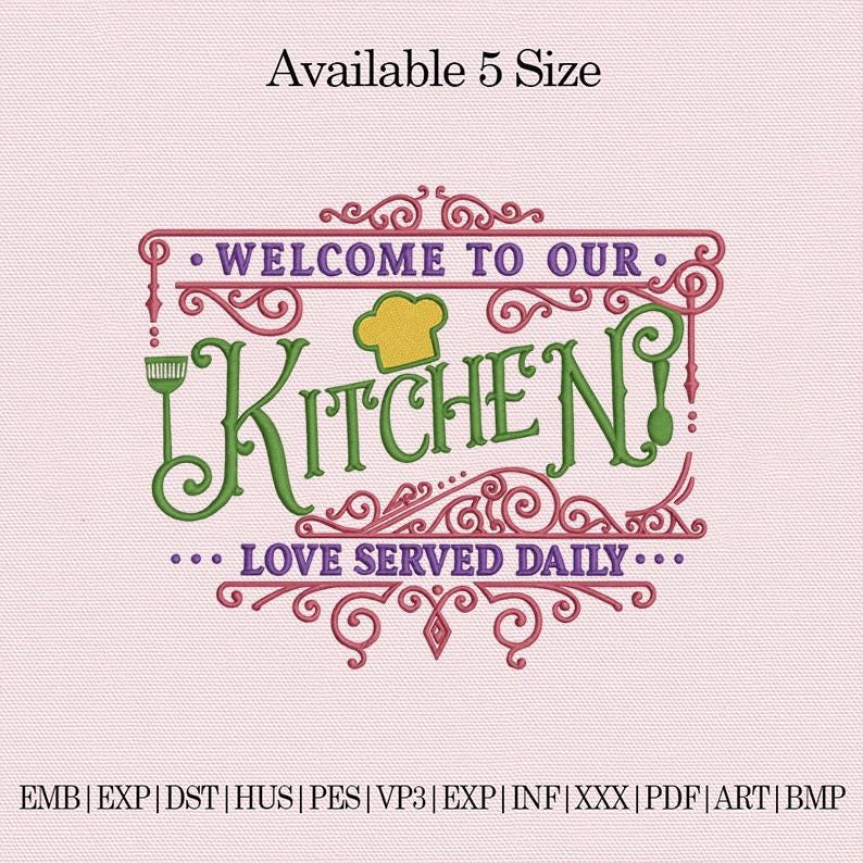Baking Embroidery Design Set, Kitchen Tools Cupcake Machine Embroidery ...