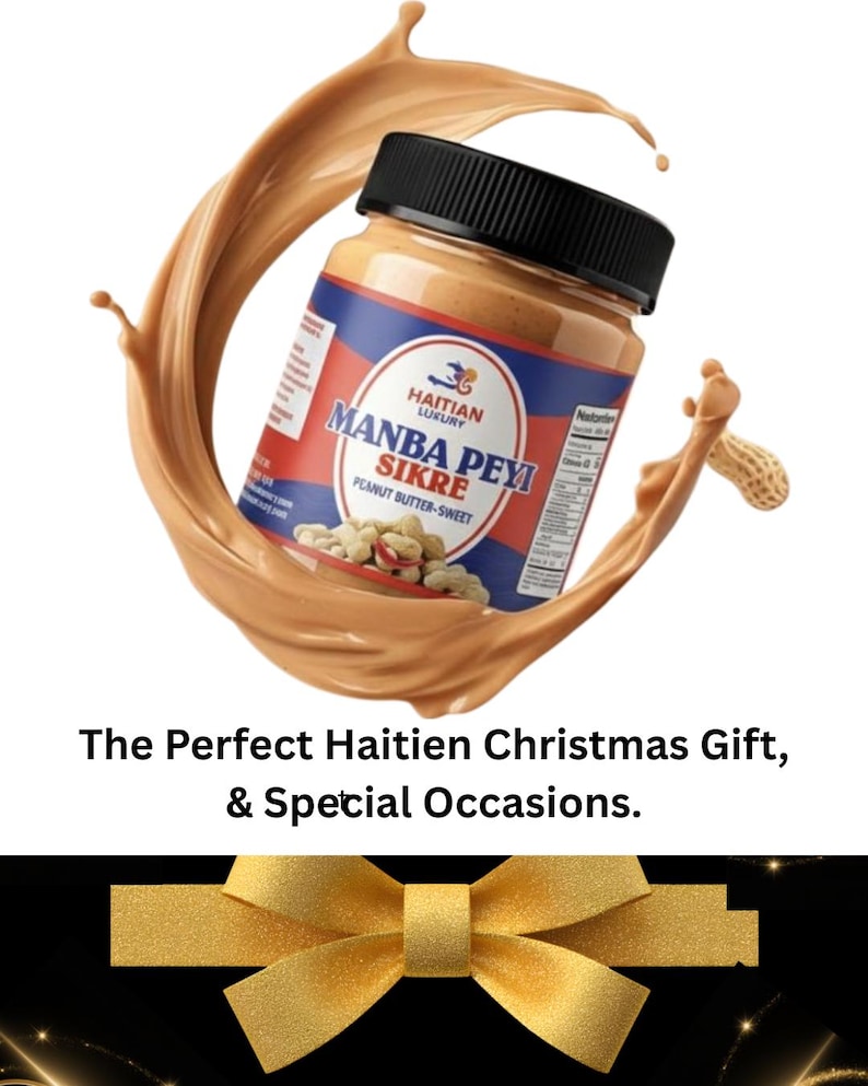 Haitian Sweet Peanut Butter | Authentic Caribbean Manba - Etsy