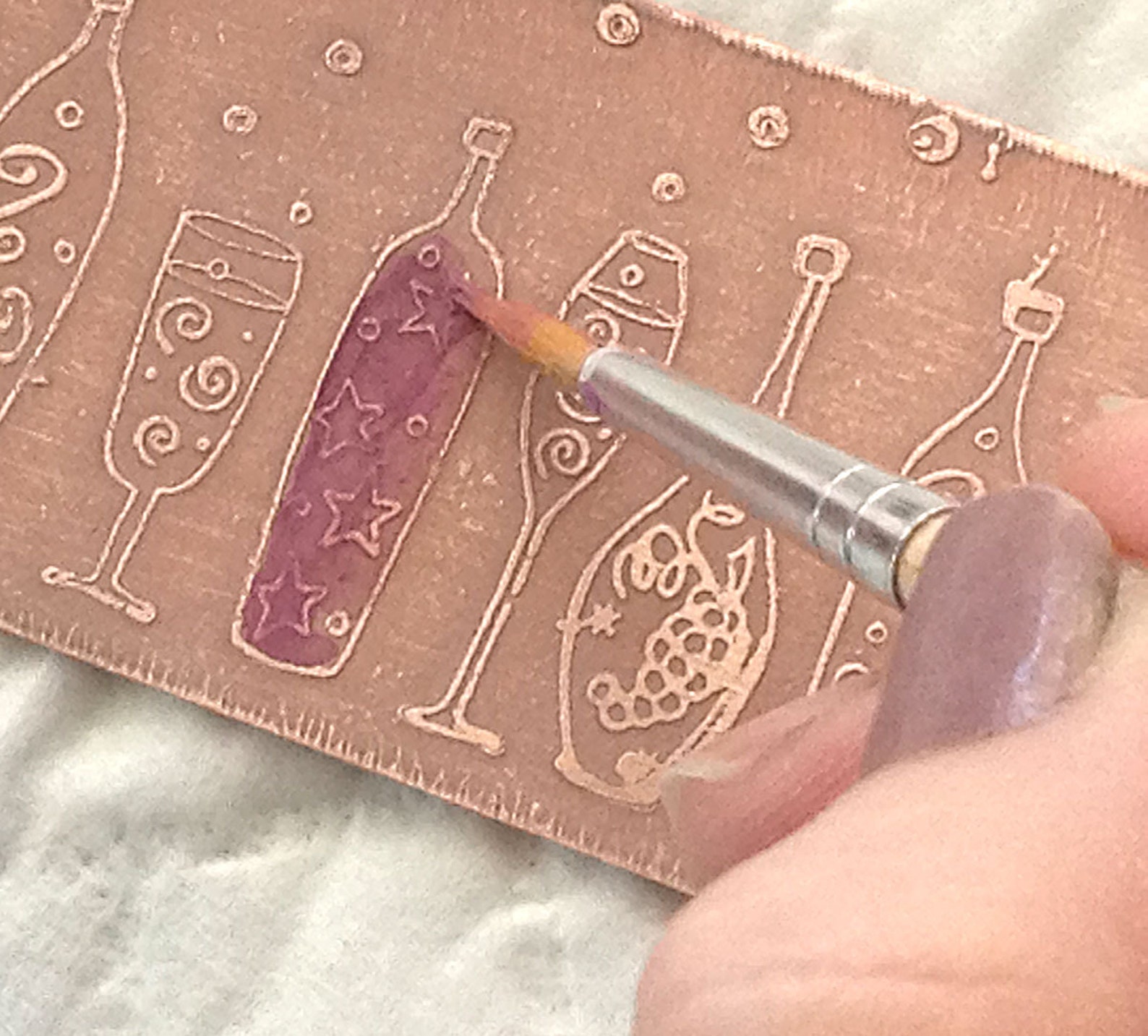 Tutorial Easy Metal Coloring With Color Me This Patinas--usage, Tips ...