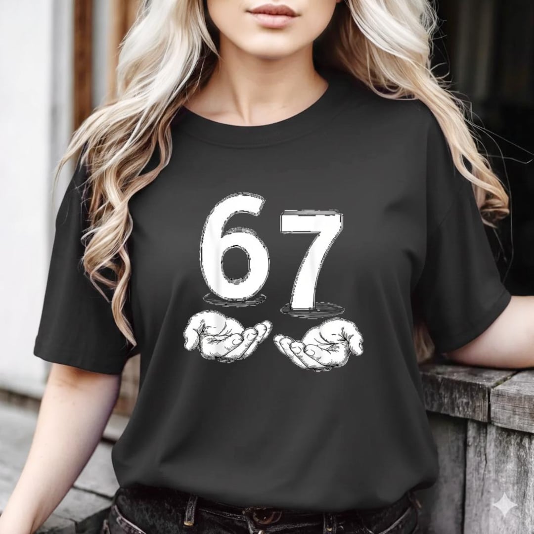 Funny Viral Meme 67 PNG Cut File, Gen Alpha Trendy Design - Etsy